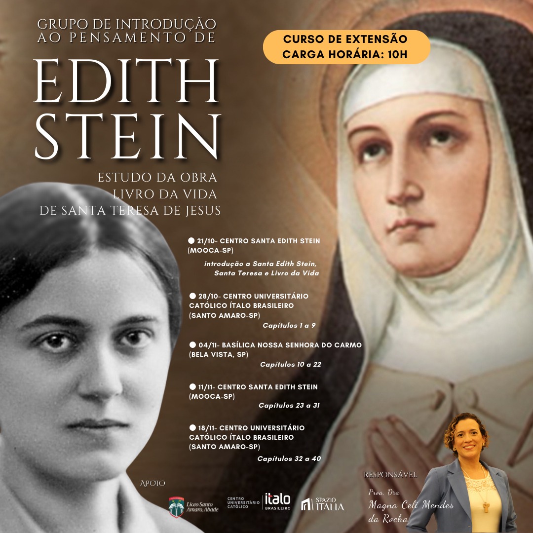 Curso de Extensão: Estudo da Obra Livro da Vida de Santa Teresa de ...